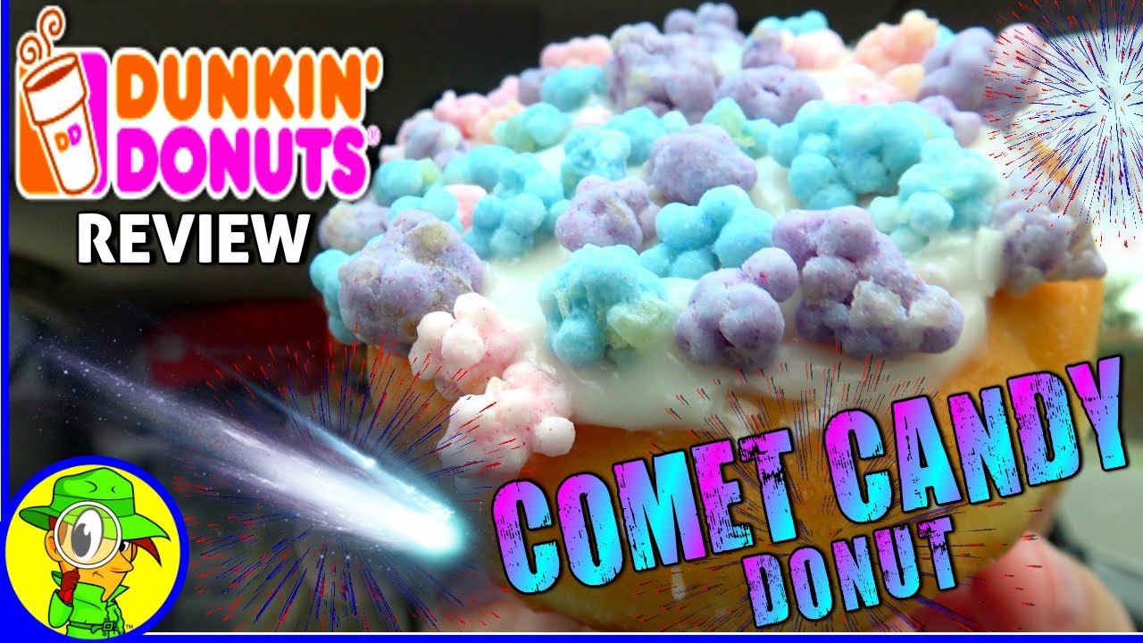 Dunkin' Donuts® | Comet Candy Donut | Food Review! ☄️🌌🍩 - YouTube