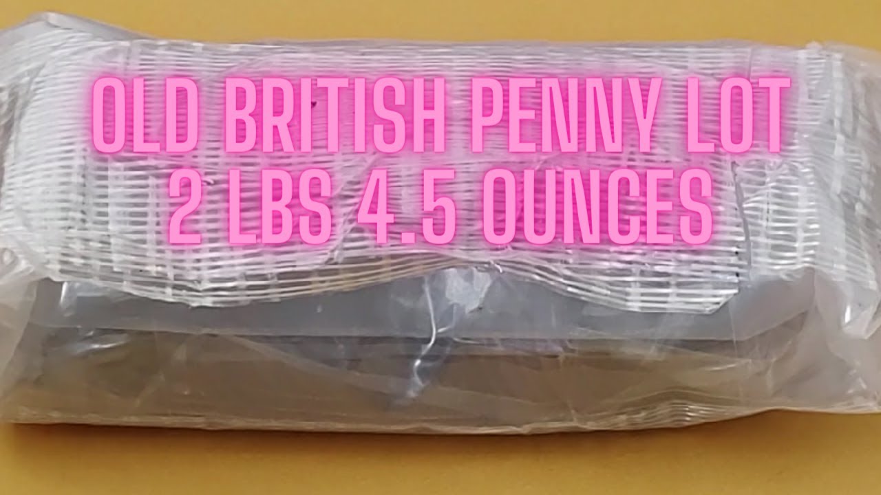Opening an Old Large British Penny Lot - YouTube