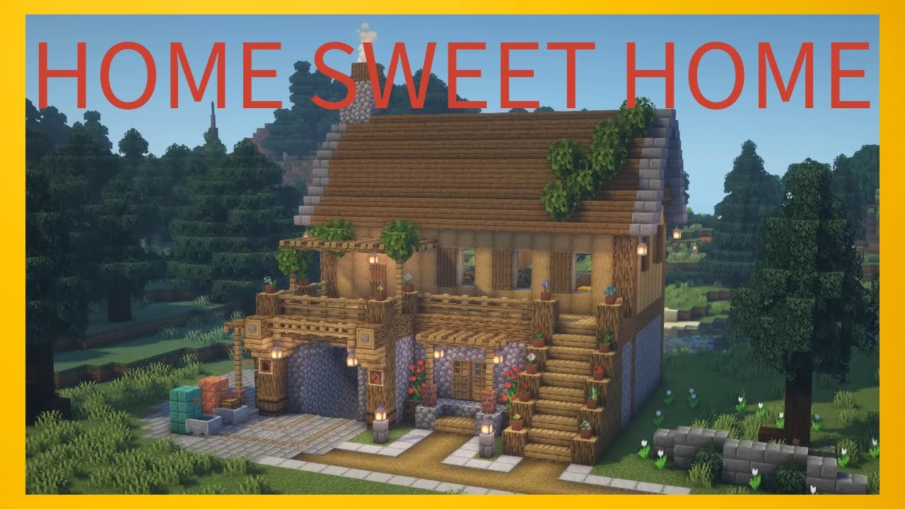 Minecraft first house - YouTube