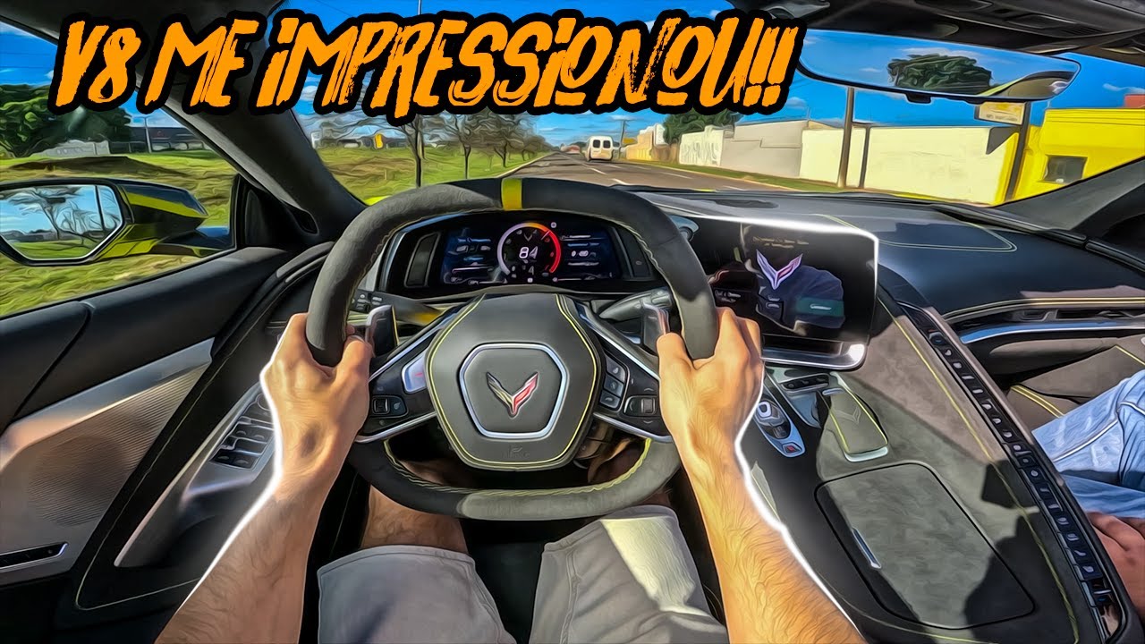 ACELEREI A NOVA CORVETTE STINGRAY 0KM!!🔥 MELHOR QUE FERRARI? - YouTube