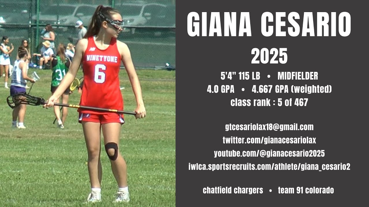 GIANA CESARIO | New England Cup '23 | Team 91 Colorado - YouTube