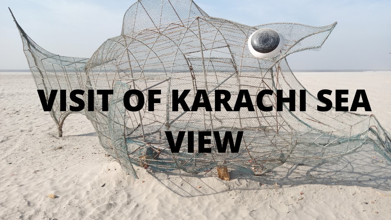 visit of karachi sea view - YouTube