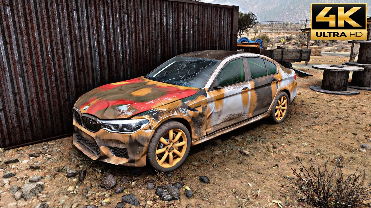 Destroyed BMW M5 1000Hp Restoration - Forza Horizon 5 | Steering Wheel ...