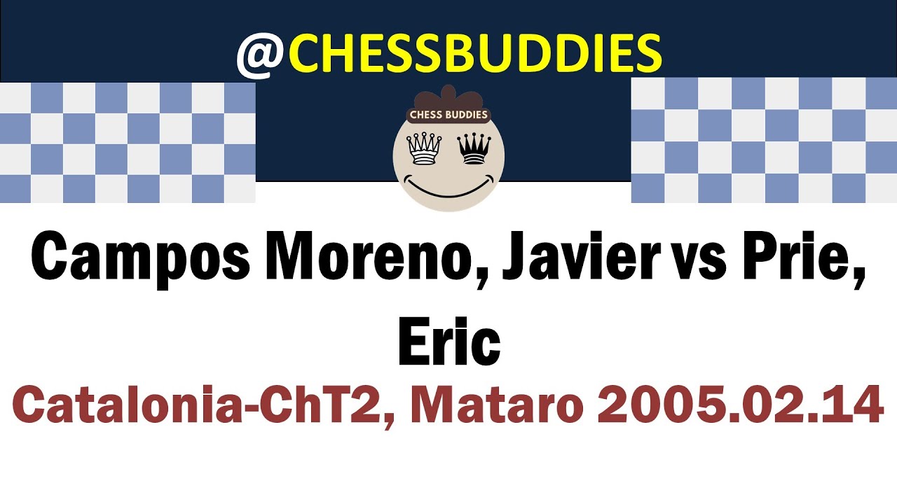 QUEEN'S GAMBIT DECLINED: SLAV Defence, 3.NF3 🔴 Campos Moreno, Javier vs Prie, Eric || Mataro ...