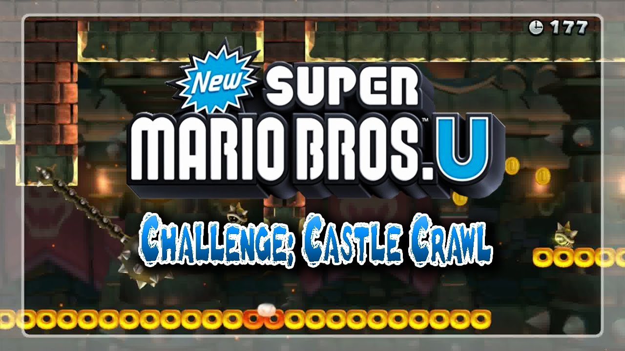 New Super Mario Bros. U Challenge: Cashless Castle Crawl - YouTube