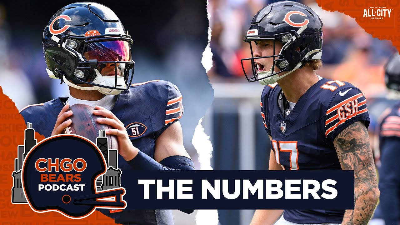 Tyson Bagent by the numbers vs Justin Fields | CHGO Bears Podcast - YouTube