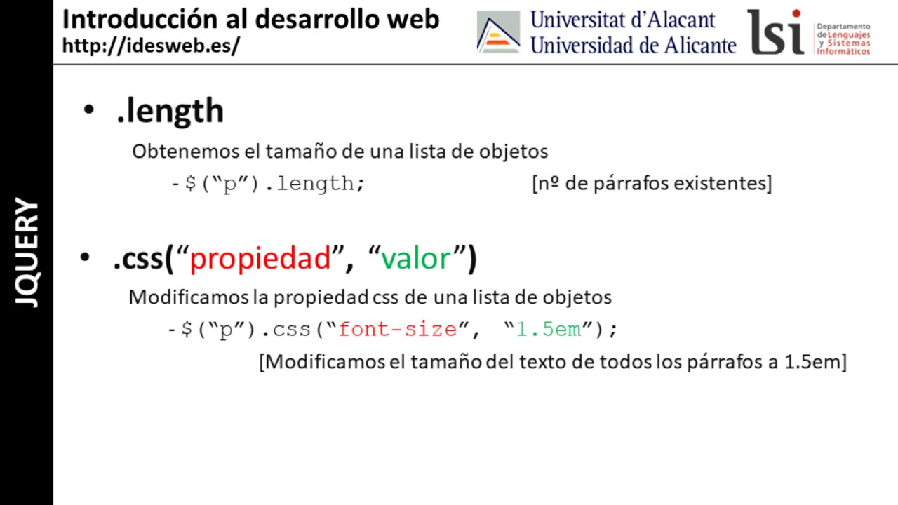 Framework JavaScript: JQuery - YouTube