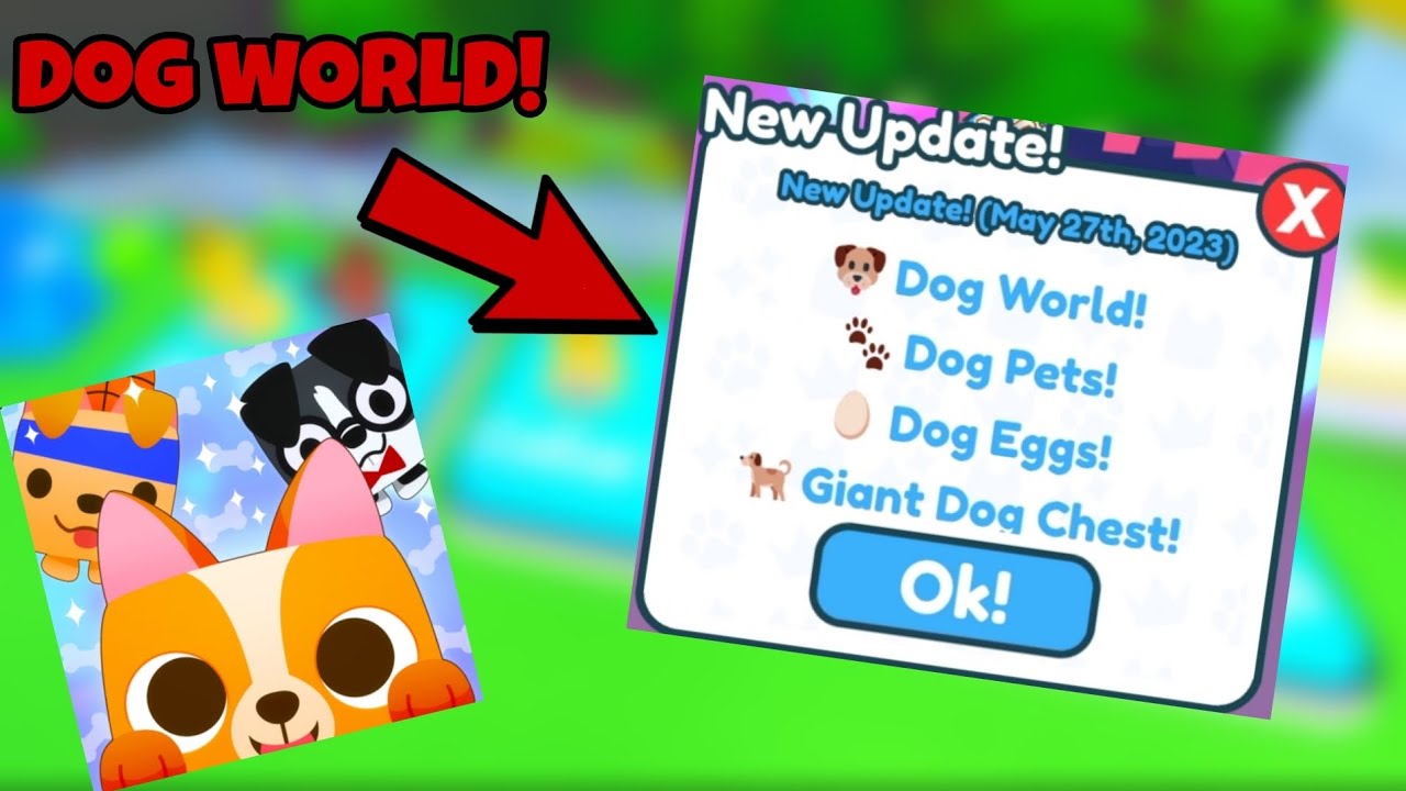 New Dog World In Pet Simulator X! - YouTube