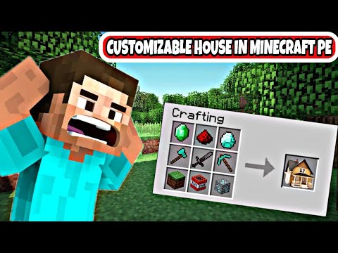 Customisable house in Minecraft pocket edition |craftable house in ...