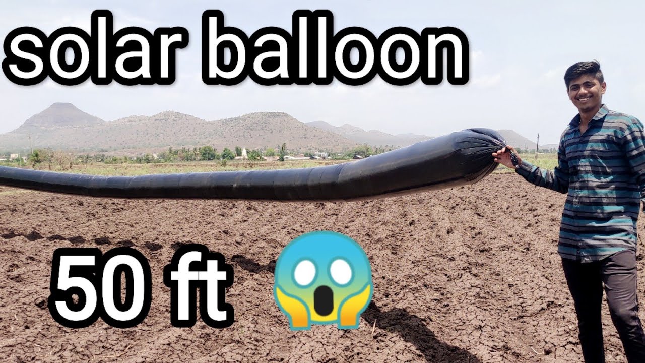 home made 50 feet SOLAR BALLOON 🎈 #experiment #gamer @CrazyXYZ - YouTube