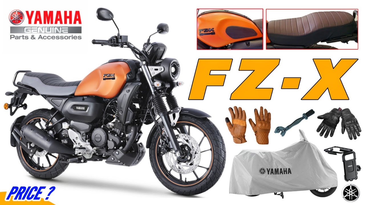 YAMAHA FZ X Genuine Accessories Price 2025 🟠 | Yamaha Genuine ...