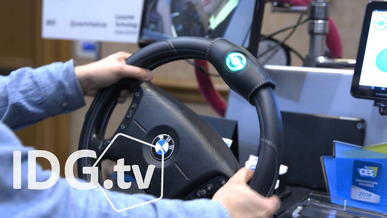 Smartwheel tells you how safe your driving technique is - YouTube