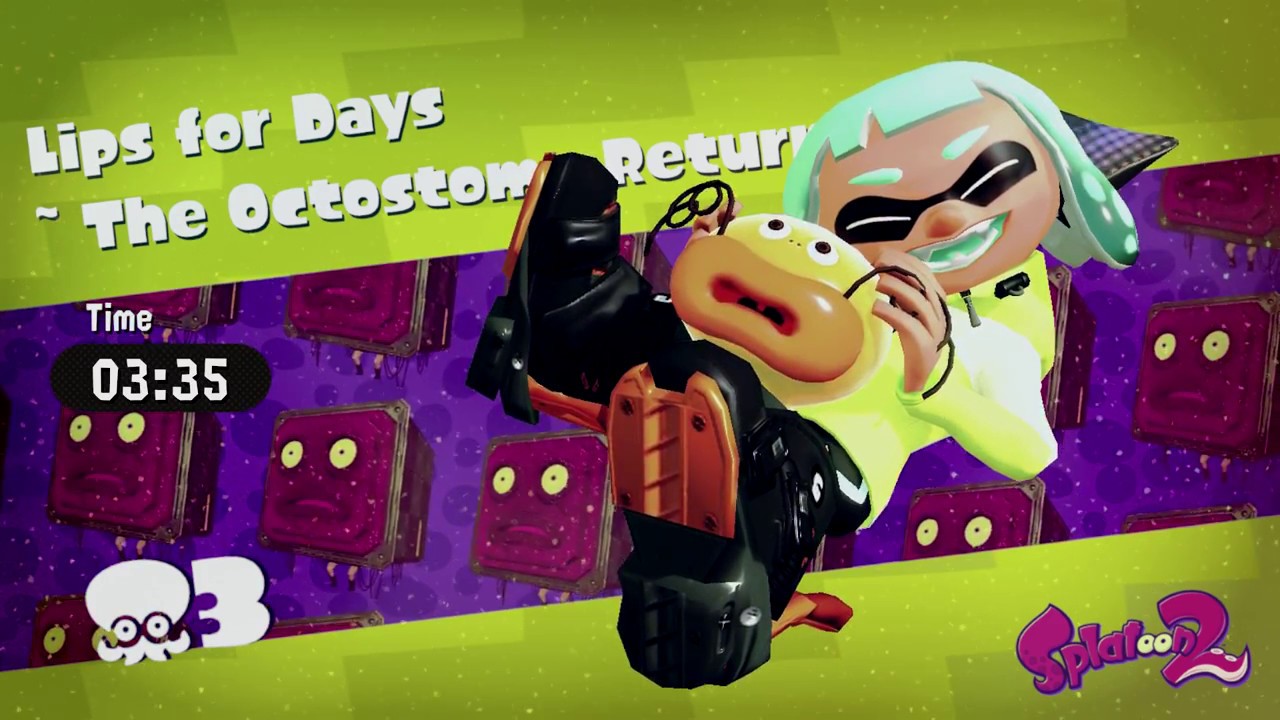 Splatoon 2 story mode #18: Boss Fight - OctoStomp Returns & checking ...