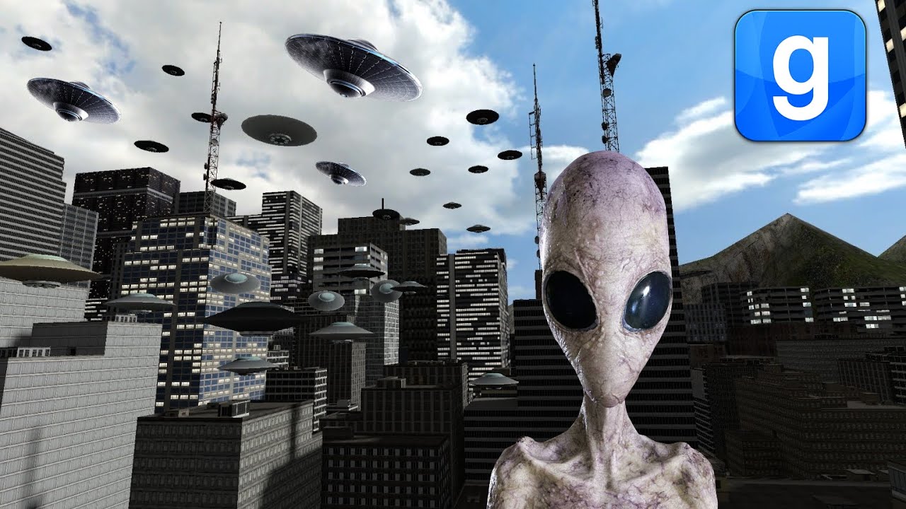Alien Invasion City NPC Battle Military VS Extraterrestrials Garry's ...