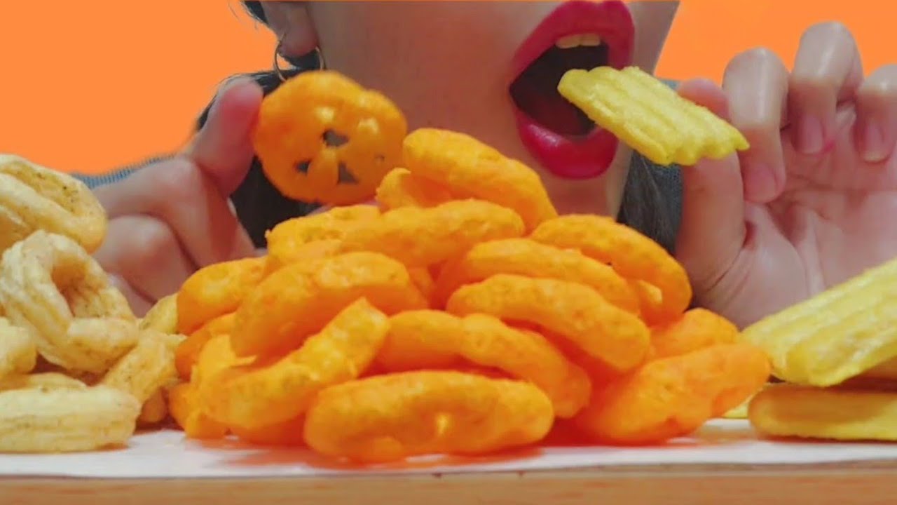 Eating Ring puff and lemon snack | so delicious - YouTube