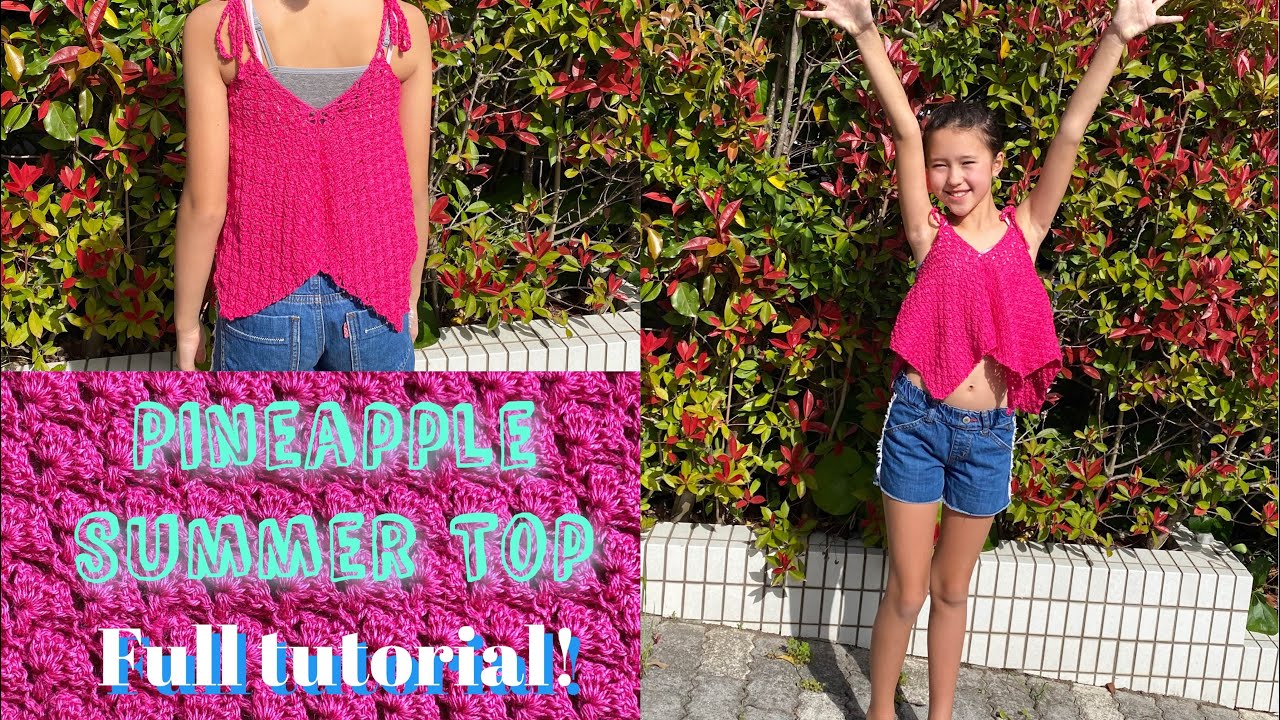 Simple Crochet Summer Top, FULL tutorial! - YouTube