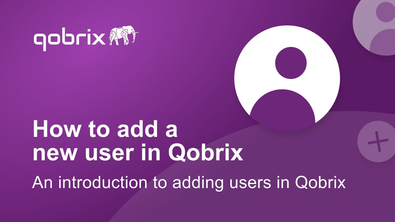 Adding a new user to Qobrix CRM - YouTube