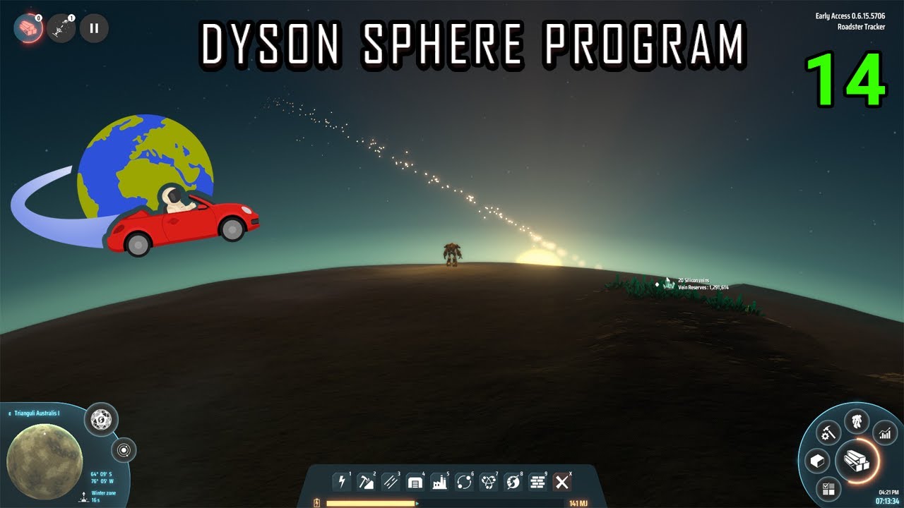 Starting to build the Dyson Sphere! with Dyson Sphere Program! Episode ...