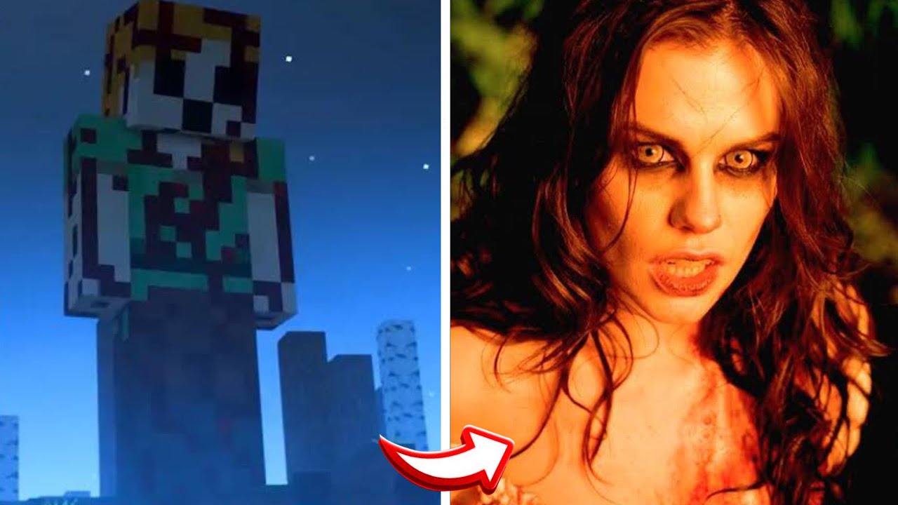 Minecraft Entities That CAUGHT On CAMERA! - YouTube