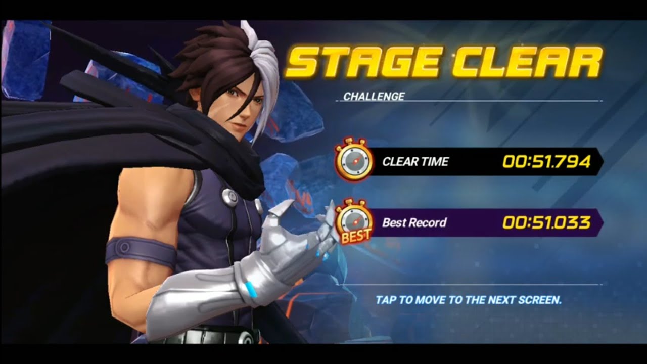 Kof all stars Challenger time attack defense type under 52 sec - YouTube