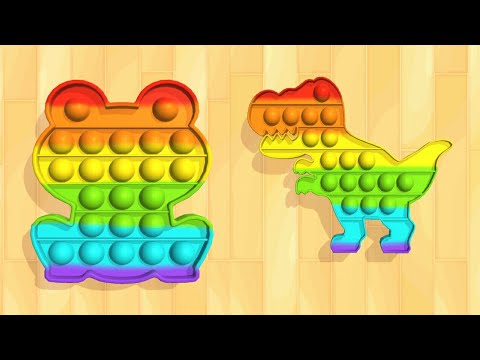 Pop It! all levels walkthrough gameplay new video max level || relaxing ...