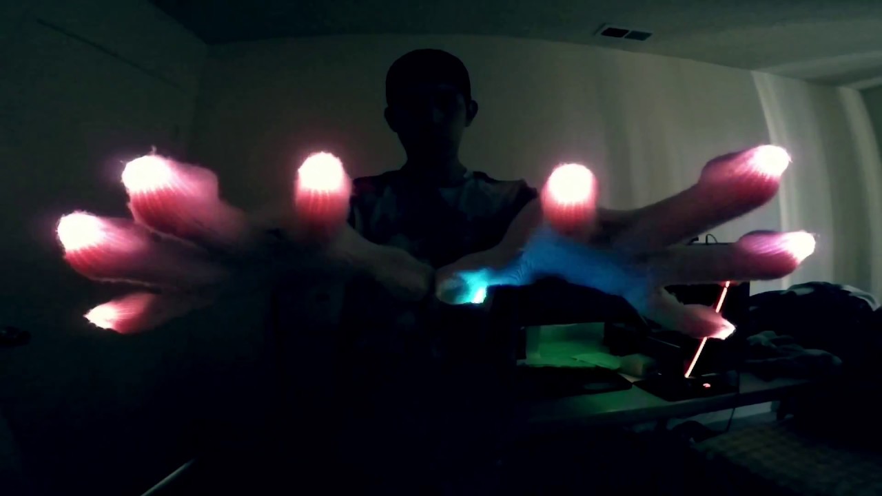 Rave Lights Gloves