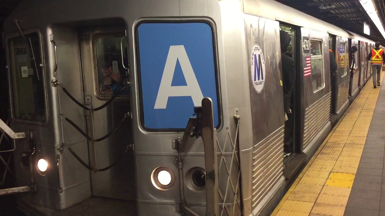 NYCT R42 A to 207th Brake Throws out @34th St-Penn stn - YouTube