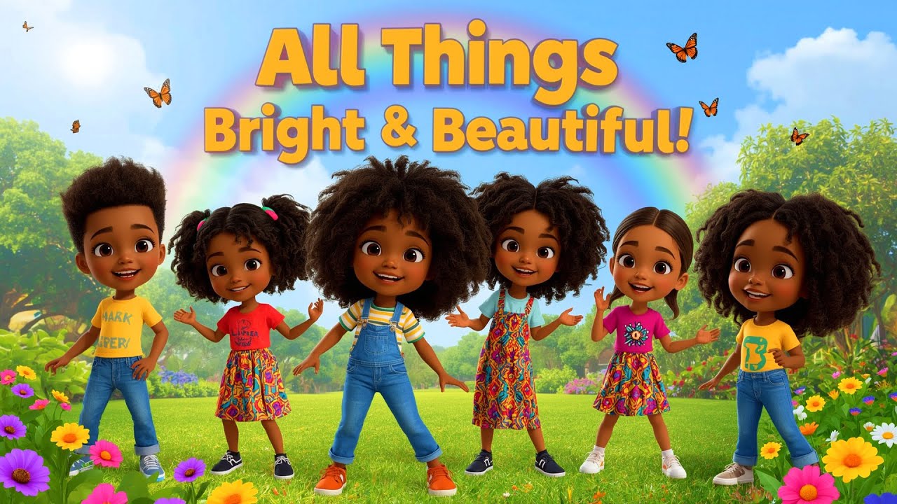 "All Things Bright and Beautiful | Joyful Kids Song for Sunday School ...