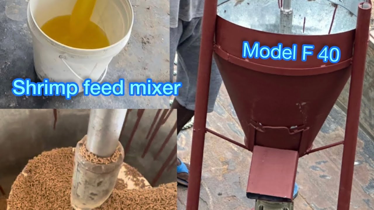 Shrimp feed mixer better for mixing probiotics and shrimp medicine in ...