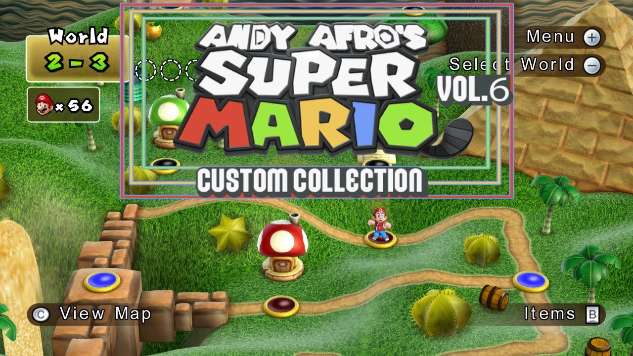 Andy Afro 6 New Super Mario Bros.Wii #4 Walkthrough 100% - YouTube
