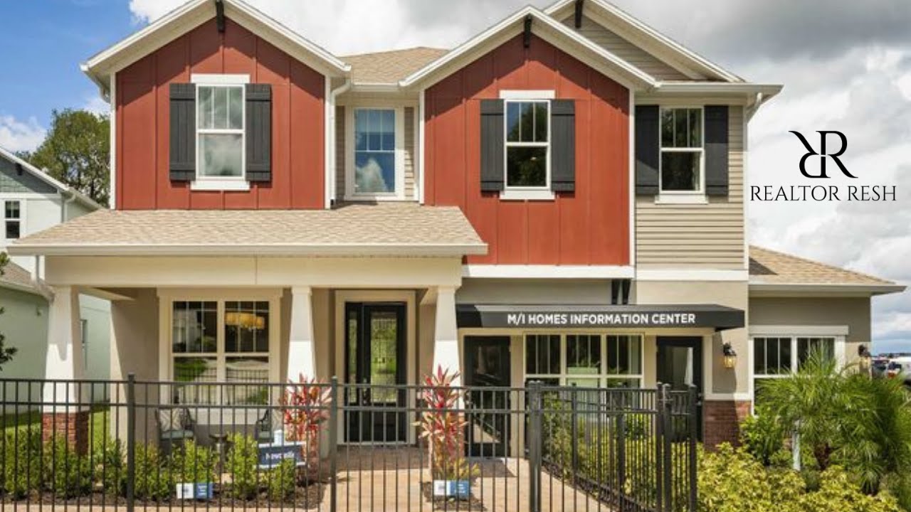Model Home Tour: MI Homes: Newcastle Model Oakland, FL $447,990 - YouTube