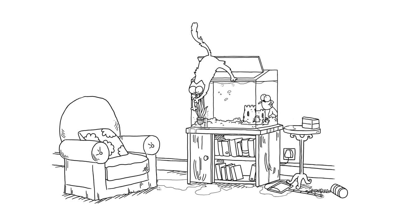 Fish Tank Simon's Cat - YouTube