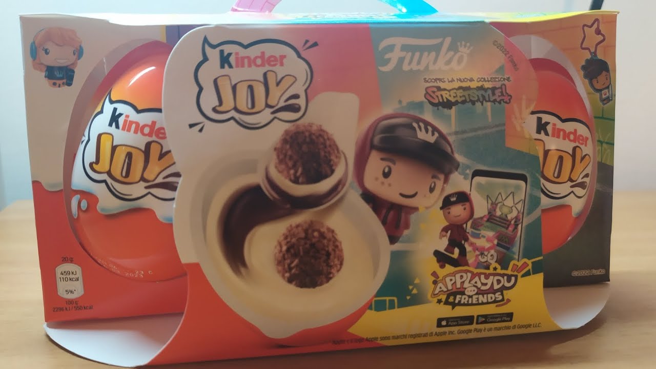 Kinder Joy - pack 3 ovetti Funko streetstyle - YouTube