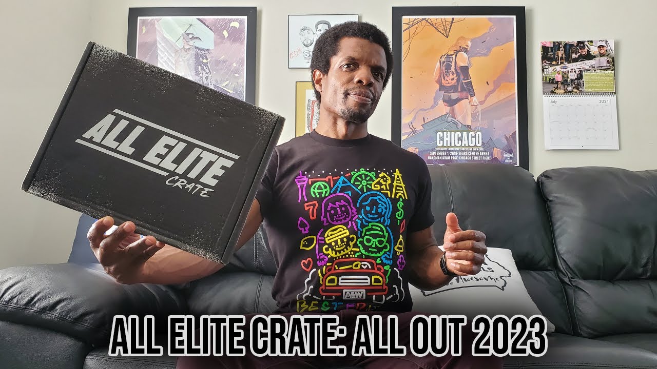 AEW All Elite Crate All Out 2023 Unboxing - YouTube