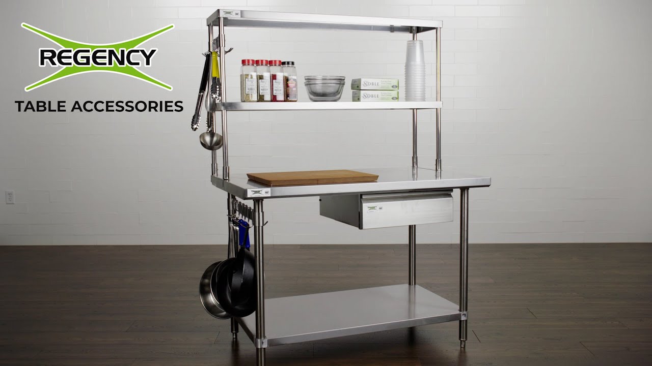 Regency Work Table Table Accessories - YouTube