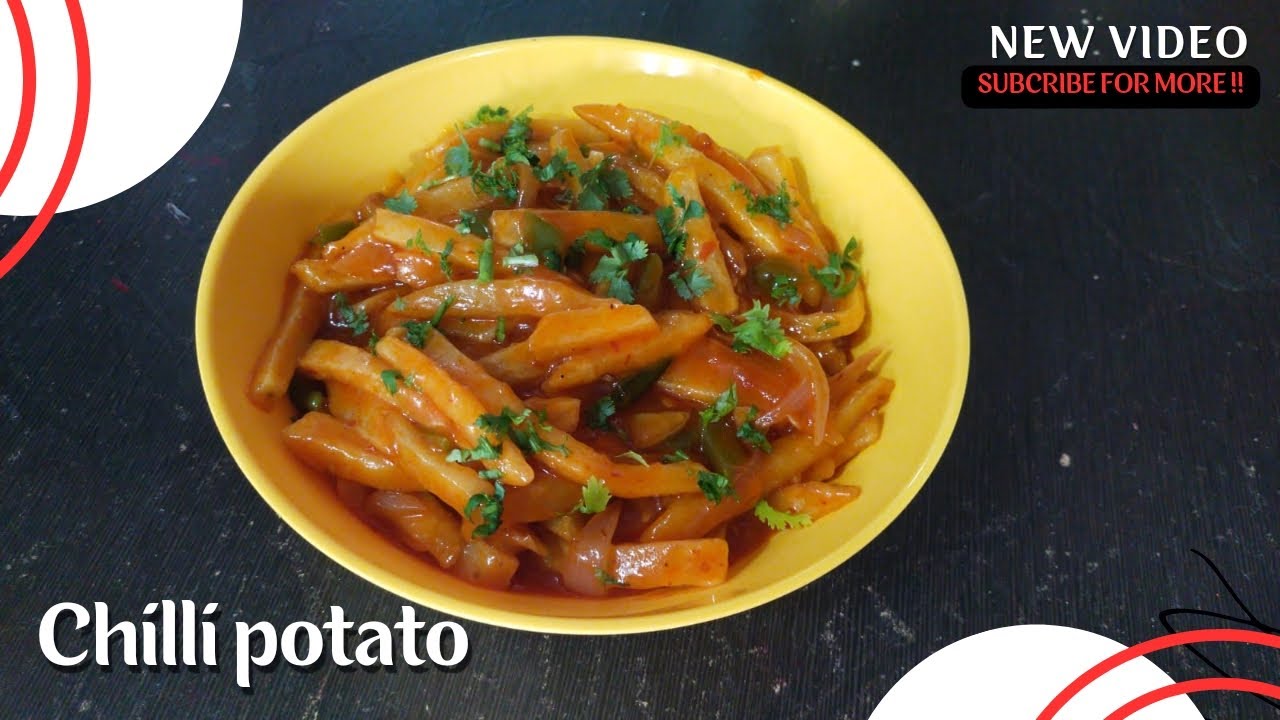 Indian Street Food Chilli Potato | Chilli Potato | चिल्ली पोटेटो रेसिपी ...