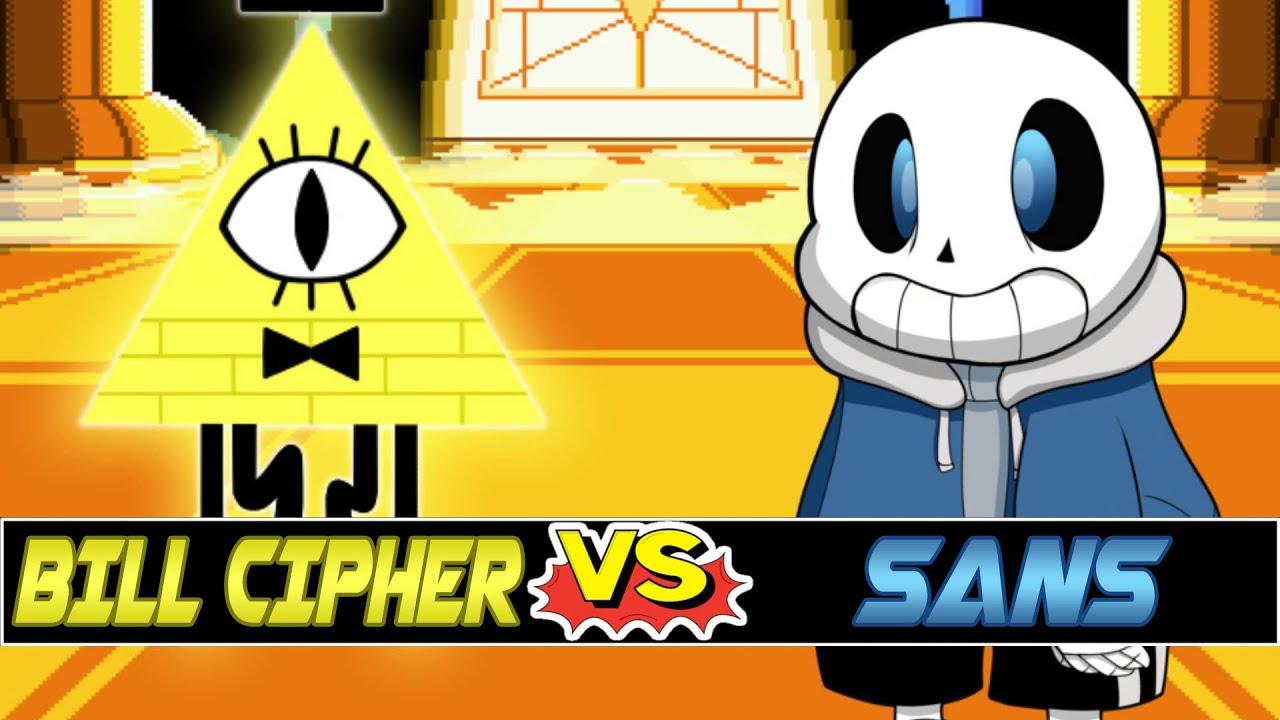 M.U.G.E.N. Battles | Bill Cipher vs Sans | Gravity Falls vs Undertale ...