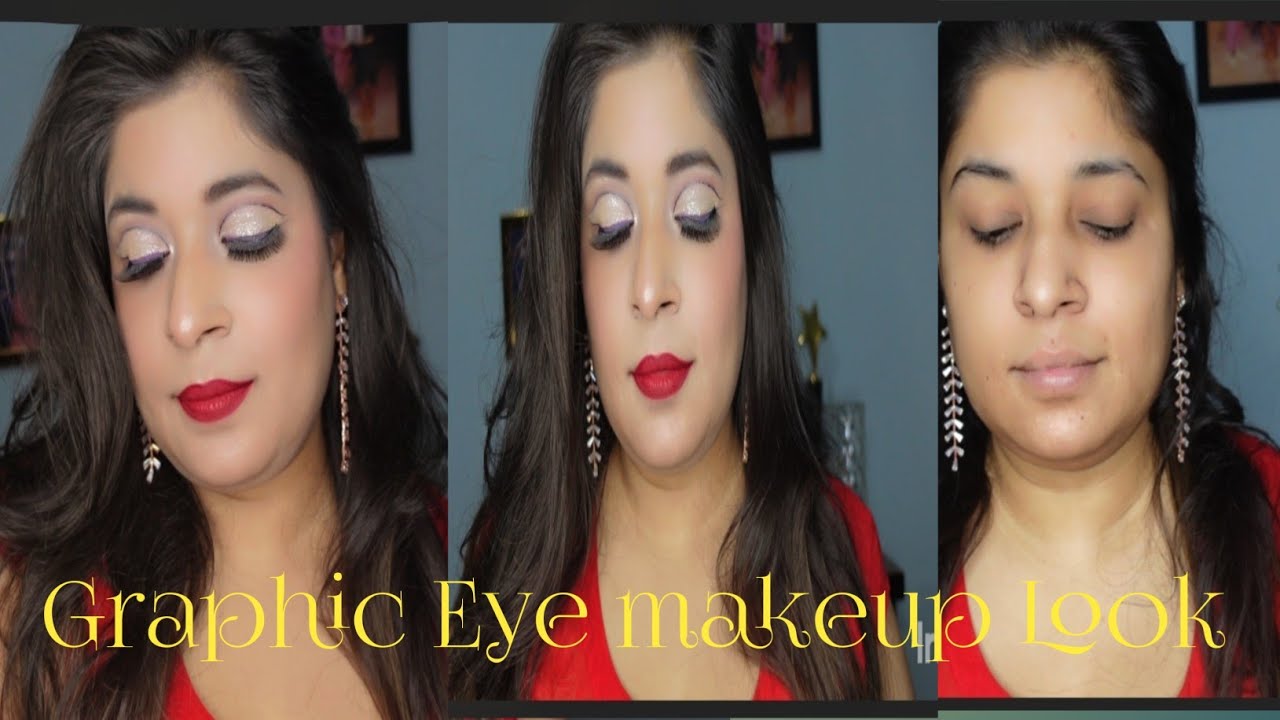 Graphic Eye Makeup Look Beautiful Eyes Makeup Look Easy Steps