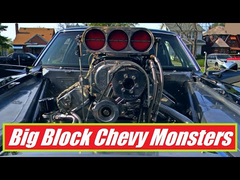 5 Monstrous Big Block Chevy V8 Muscle Cars in Action - YouTube