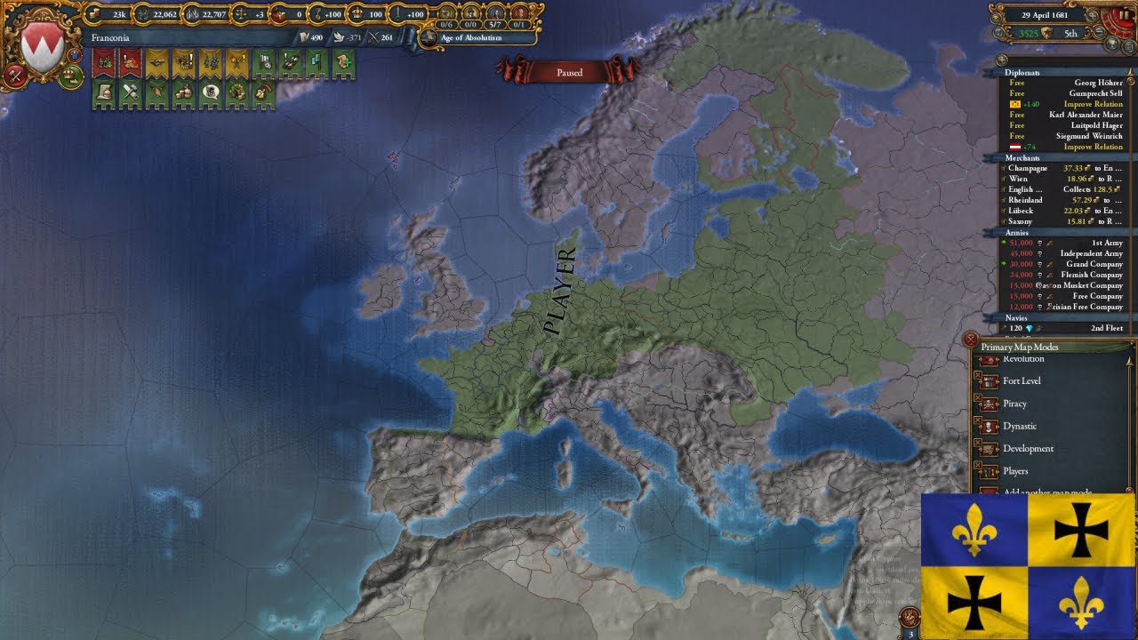 Stacking AE to Control the Majority of Europe as Franconia [Eu4] 1.36 ...