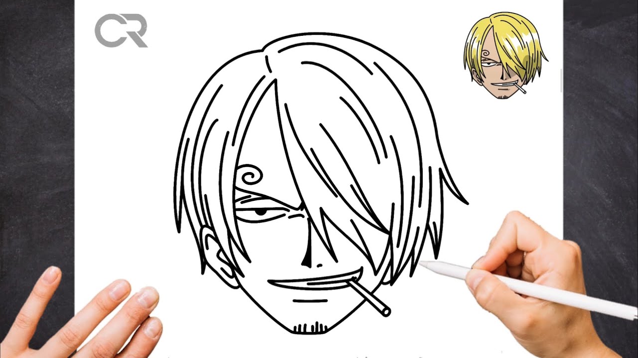 How To Draw SANJI Easy step by step | ONE PIECE - YouTube