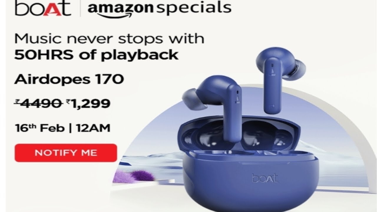 boat airdopes 170 launch date ⚡boat airdopes 170 price - YouTube