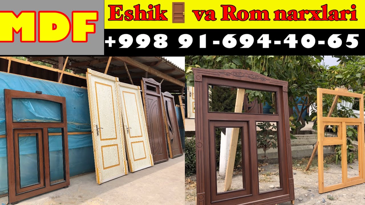 MDF🚪 Eshik va Romlar narxlari bilan tanishing - YouTube
