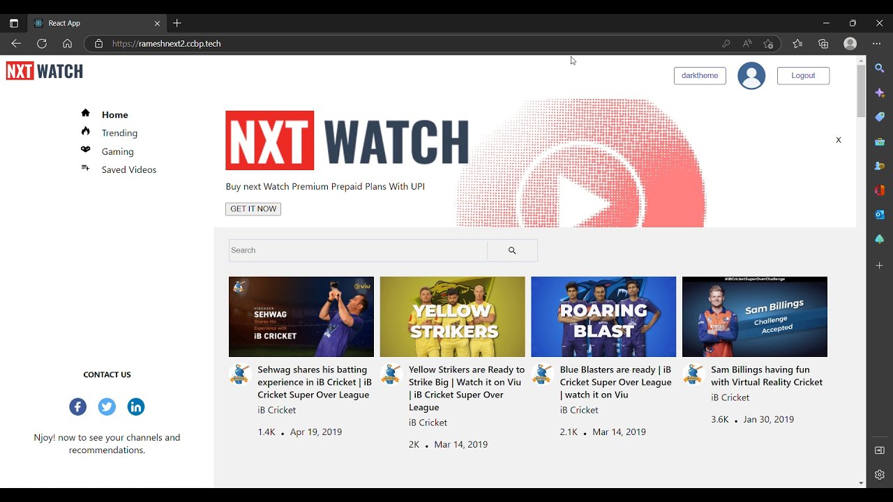 Nxt Watch App Nxt Wave Last Assignment In Ccbp Nxt Wave Course Youtube