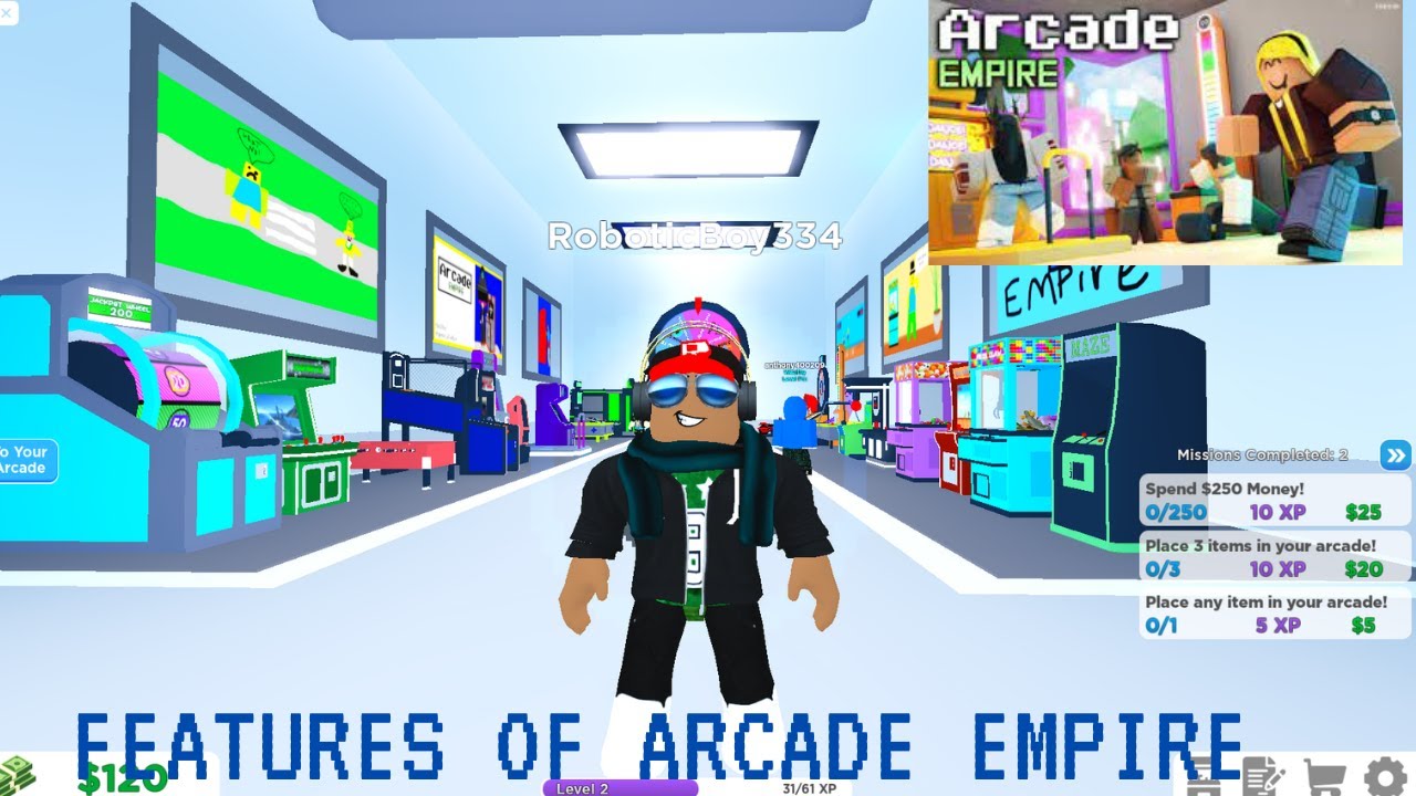 Features in Arcade Empire Roblox - YouTube