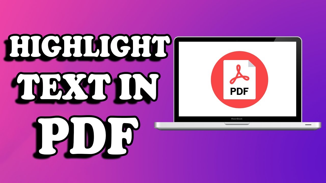 How To Highlight Text In PDF How To Highlight Text In Acrobat Reader How To Highlight Text In PDF How To Highlight Text In Acrobat Reader