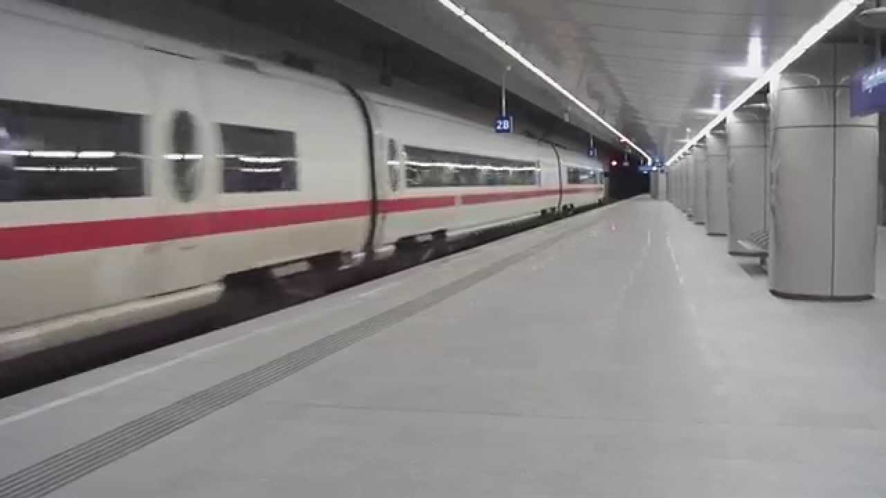 Einfahrt ICE 23 von Dortmund Hbf in Flughafen Wien, mit Ansage - YouTube