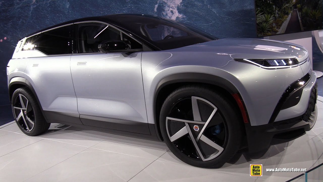 Fisker Ocean Electric SUV - Exterior Chassis Walkaround - 2021 LA Auto ...