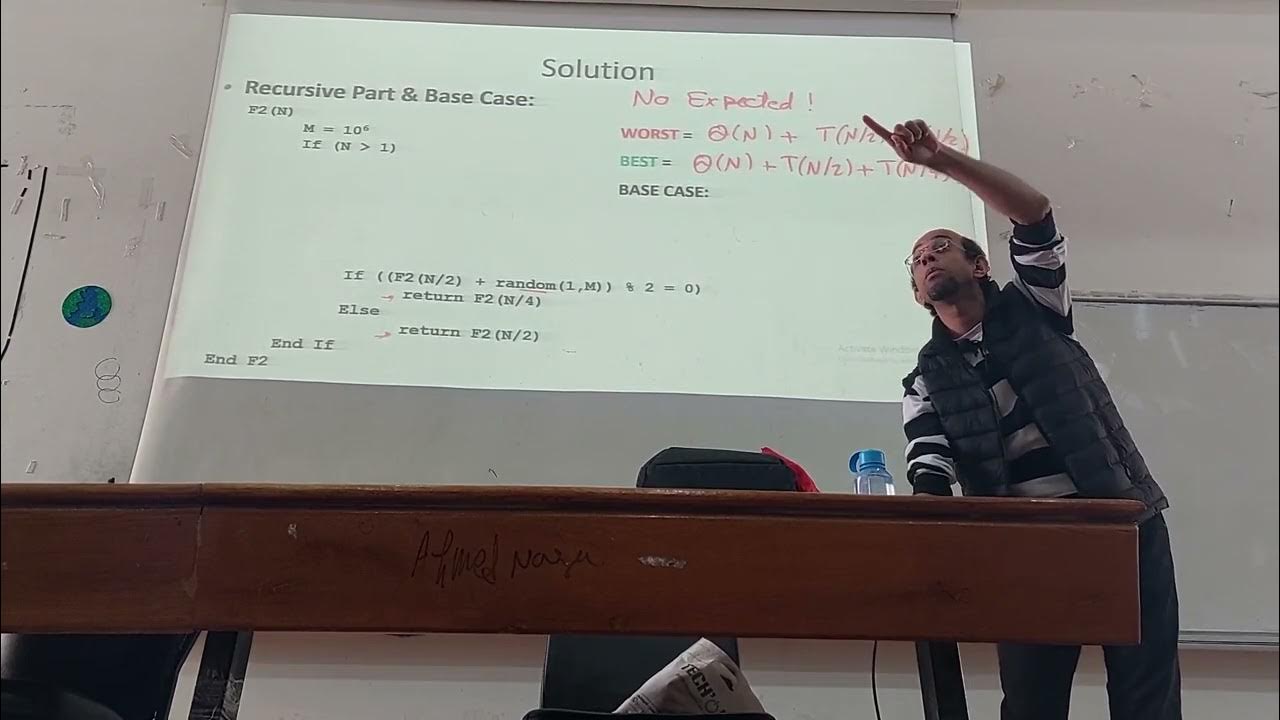 Algorithms Lecture 3 - part 2 (FCIS 2024) - YouTube