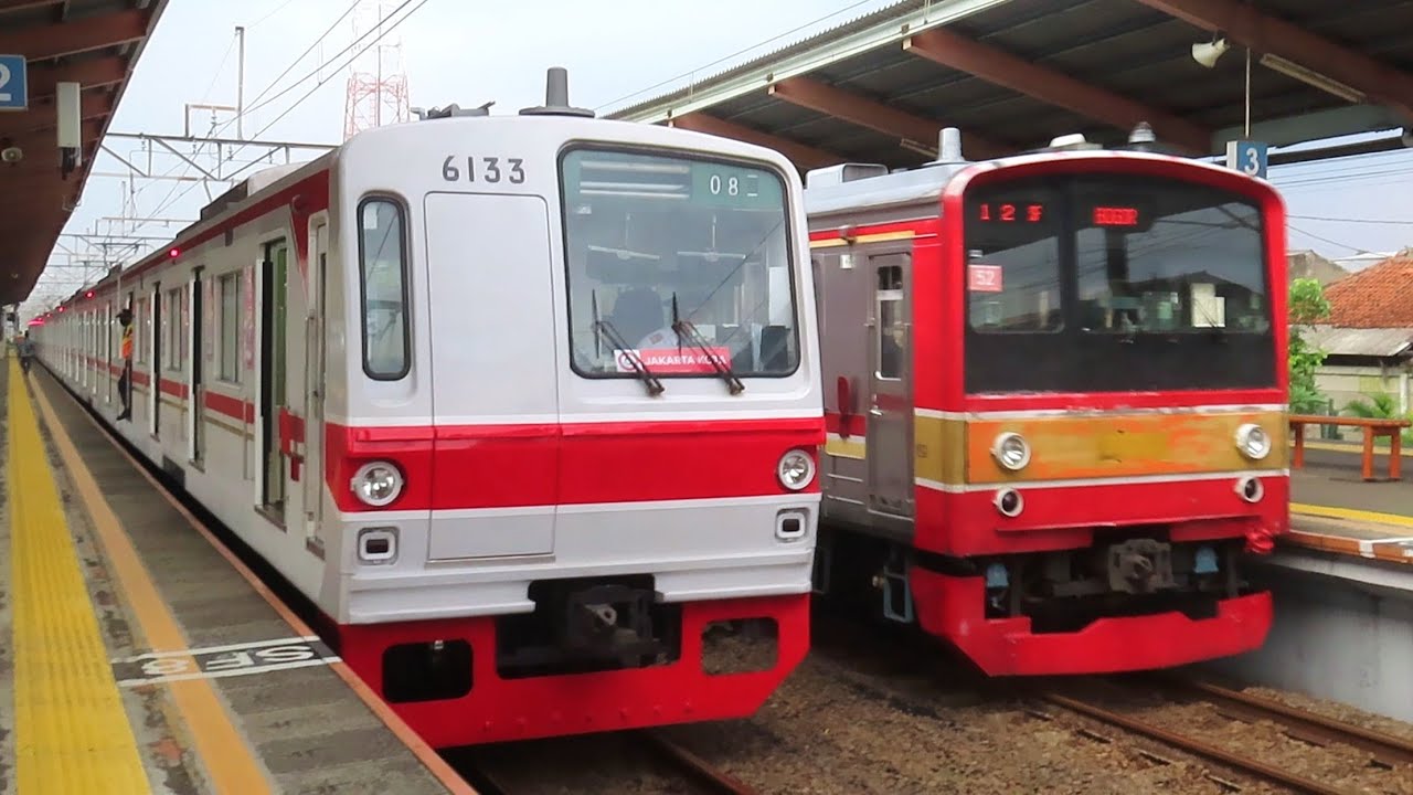 Menemukan Banyak Kereta KRL Commuter Line JR 205 & TM 6000 New Livery ...